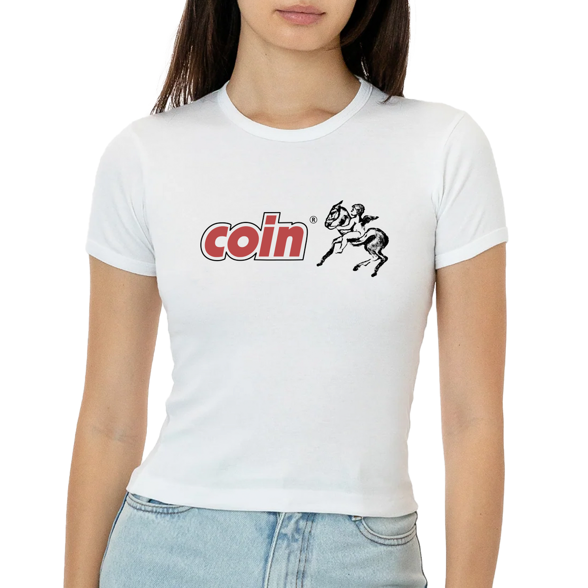 Cherub Cropped Tee – COIN